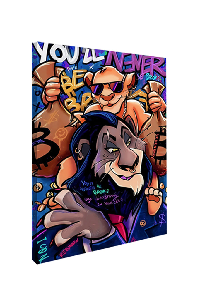 CUADRO UNCLE SCAR - .41 X .26 M – Dizzeño Art Glass